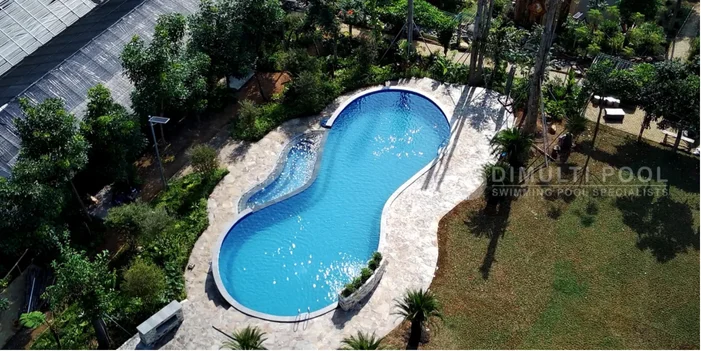 Inspirasi Bentuk, Denah dan Contoh Desain Kolam Renang Rumah Mewah